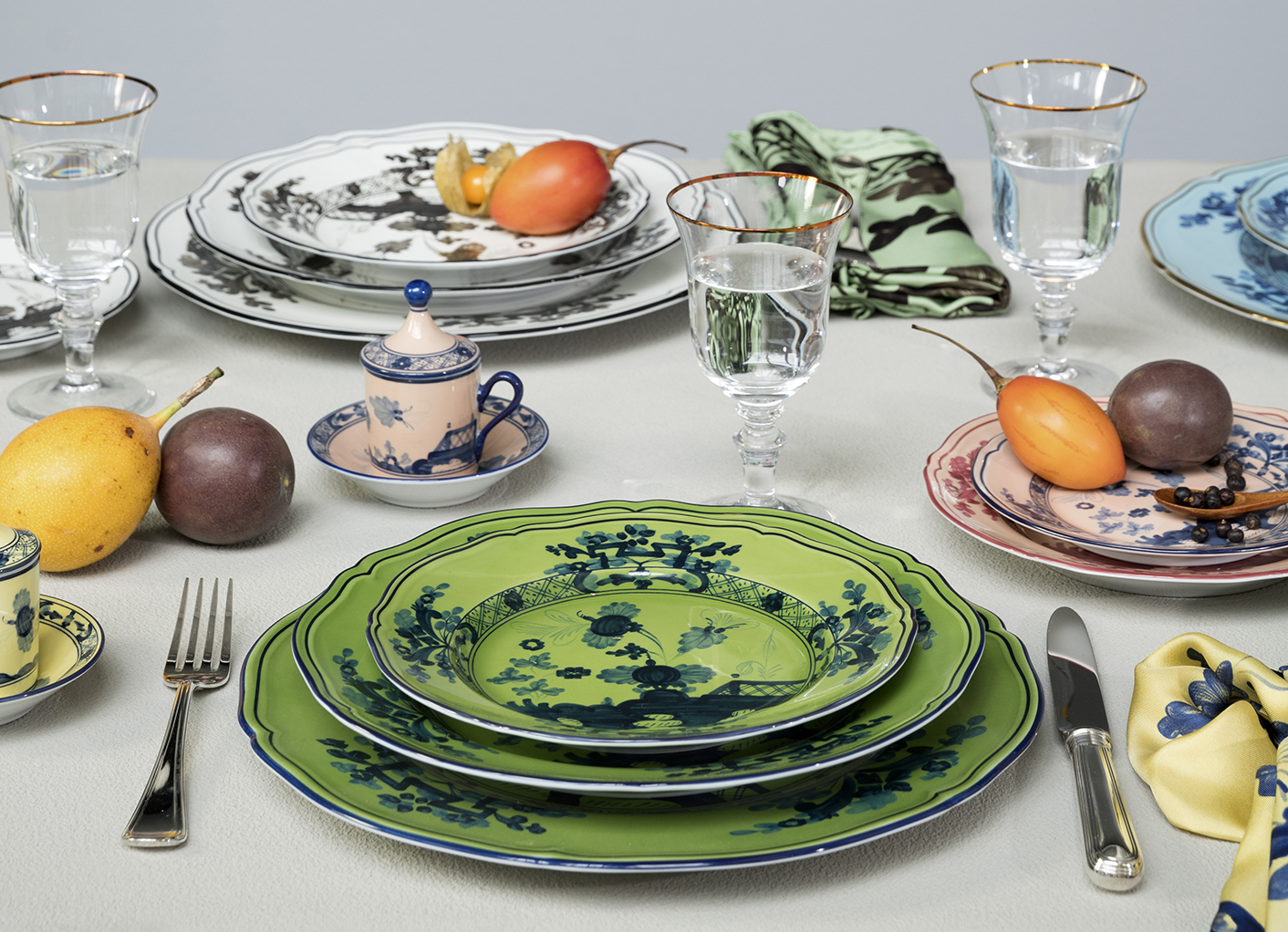 Dessert plate Oriente Italiano Malachite | GINORI 1735