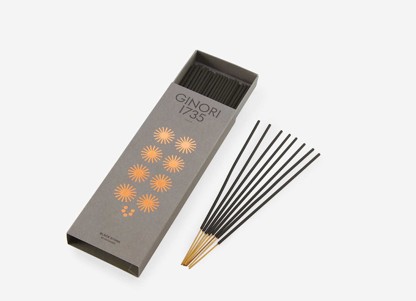 Black Stone Incense Refill | GINORI 1735