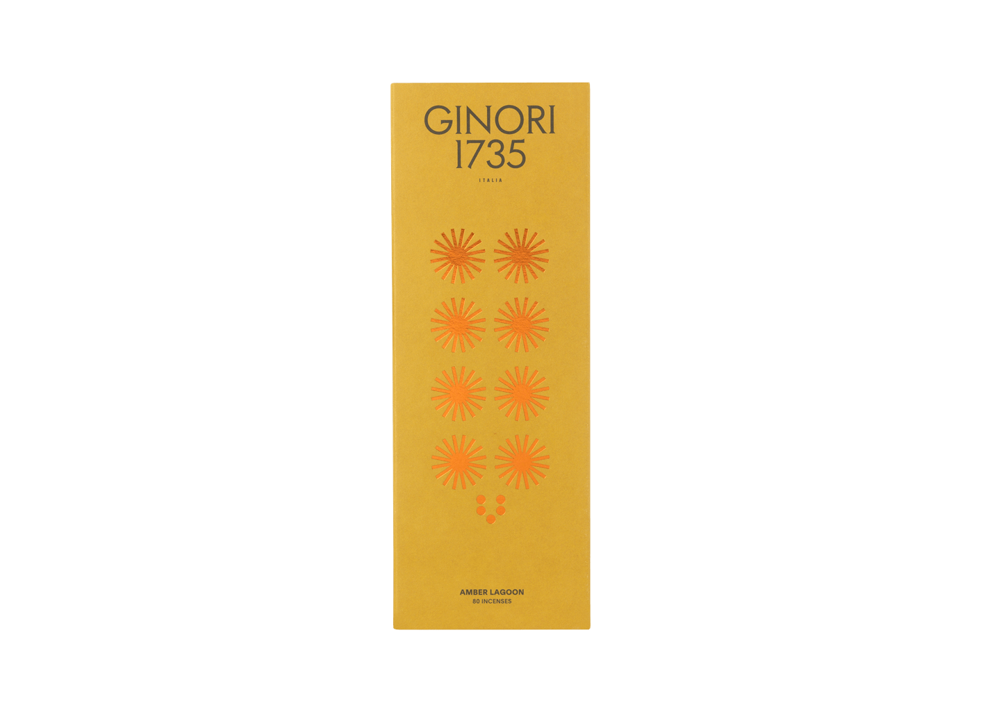 Incense sticks Amber Lagoon 80 pcs - Refill | GINORI 1735